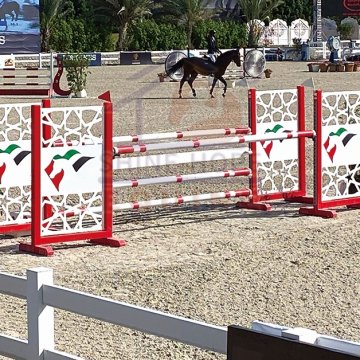Vertical and Oxer jump